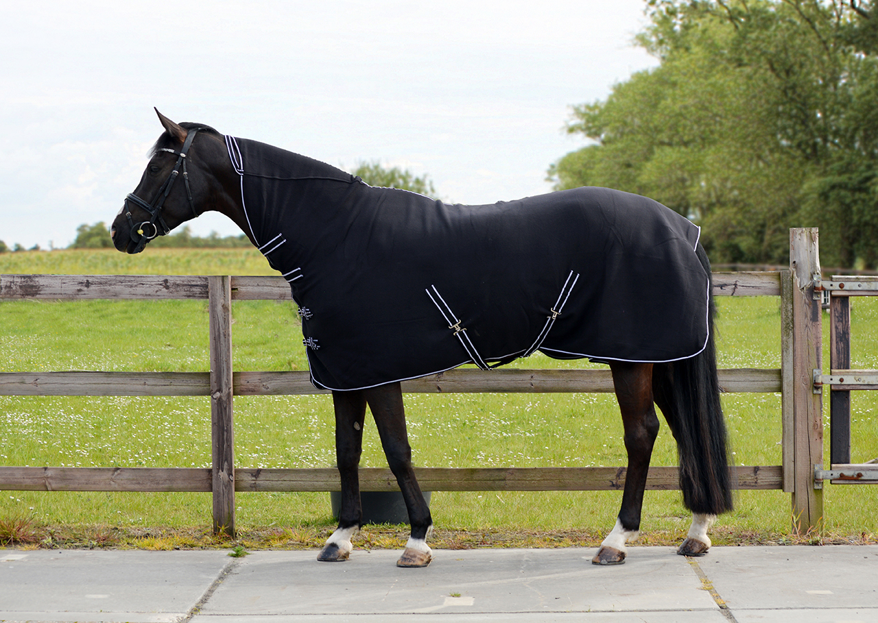 QHP Fleece Rug with Neck - Elite Equestrian