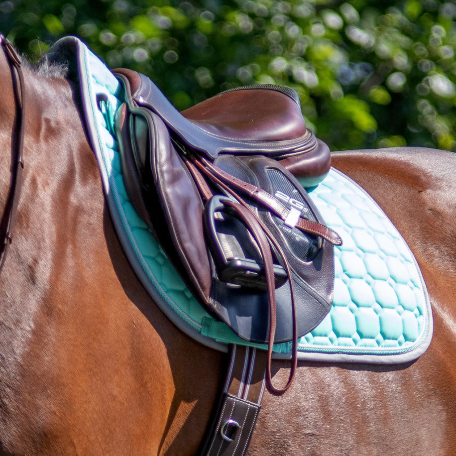 Rhinegold Cotton Quilted Saddle Cloth - Elite Equestrian