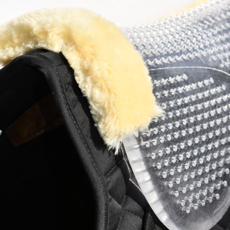 Rhinegold Luxe Trim Gel Saddle Pads - Elite Equestrian